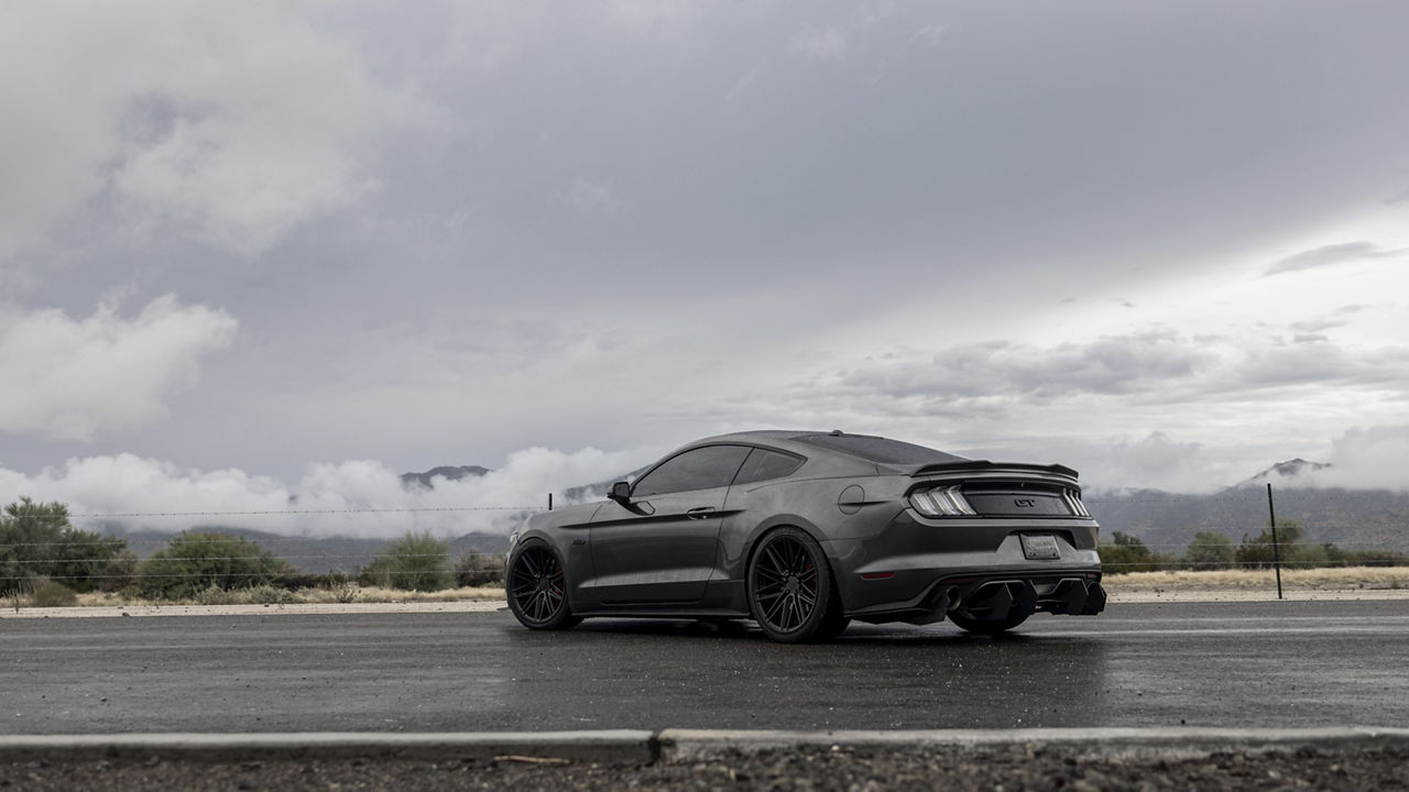 2017 Ford Mustang - TSW PESCARA - Black | TSW Alloy Wheels